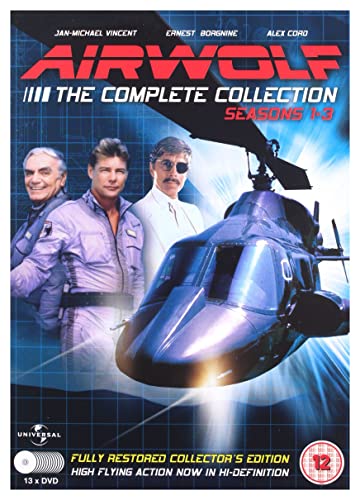 Airwolf - The Complete Collection:Seasons 1-3 - 13 DVD Set [DVD] (Box ...