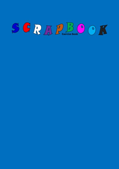 Scrapbook Exercise Book : A4 Scrap Book Paper Notebook Memories Photo ...