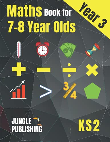 Maths Book for 7-8 Year Olds: Year 3 Maths Workbook (KS2 Maths) By ...