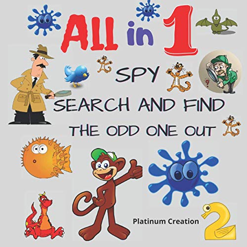 All in 1 Spy Search And Find The Odd One Out: Children First 3 in 1 ...