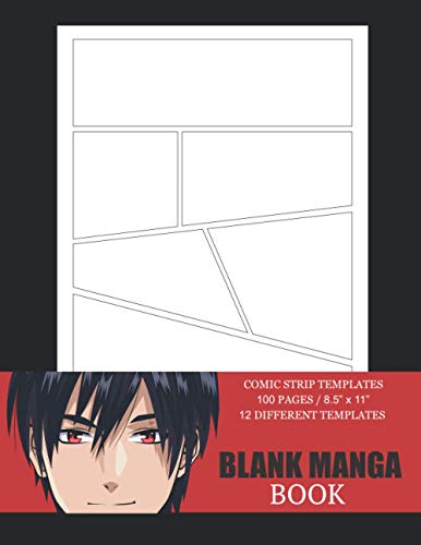 Blank Manga Book : Large Manga Storyboard Sketchbook Comic Strip ...