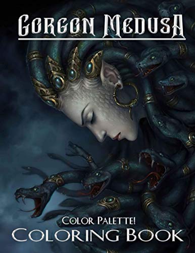 Color Palette! - Gorgon Medusa Coloring Book: Relieve Stress And ...