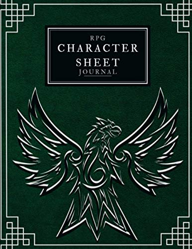RPG Character Sheet Journal DnD 5e: (201 pages) Create and Track Your D ...
