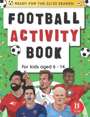 Football Activity Book For Kids Aged 6-14 By Dot To Dot Learning ...