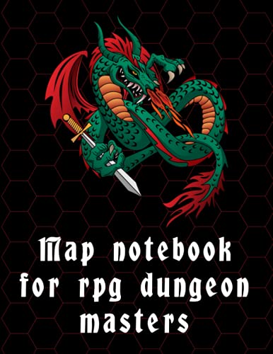 Map notebook for RPG dungeon masters: draw wonderful maps for D&D and ...