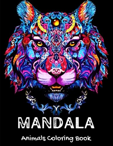 Mandala Animals Coloring Book: 50 The Most Beautiful Mandala Animals ...