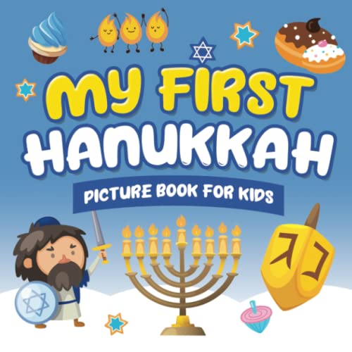 My First Hanukkah Picture Book for Kids: A Fun Holiday Book full of ...