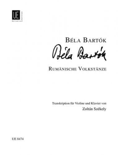 Bartók: Romanian Folk Dances for Violin and Piano, ed. Zoltán Székely ...