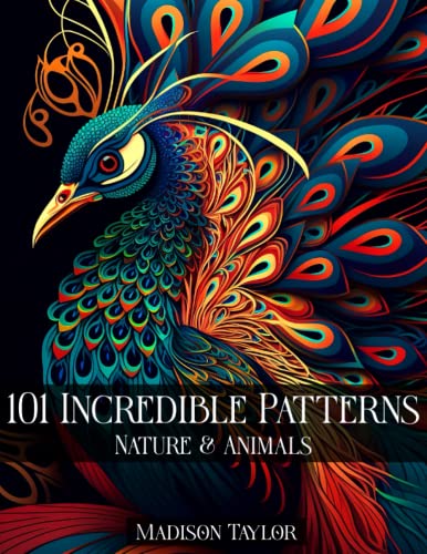 101 Incredible Patterns | An Easy Mindfulness Coloring Book for Adults ...