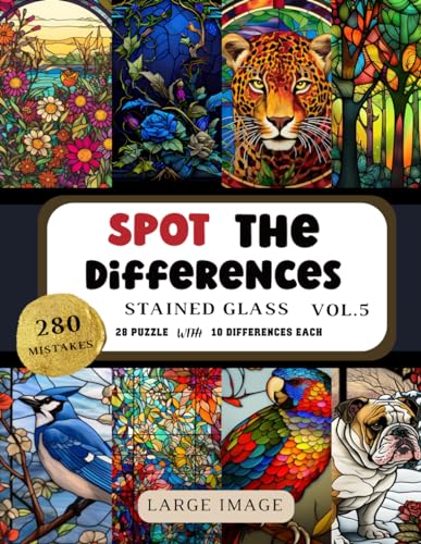 Spot the Differences Book Vol. 5 : 28 Picture Puzzles More Than 280 ...