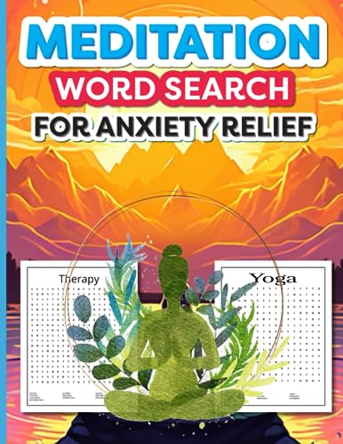 Meditation Word Search For Anxiety Relief By Rochelle La'shun A Three ...