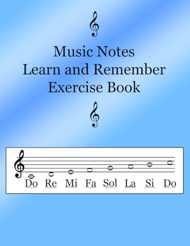 Music Notes Learn and Remember: A Treble Clef Exercise Book: How to ...